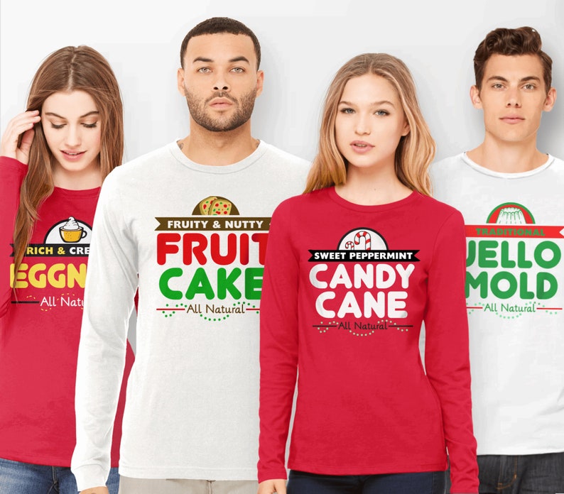 Matching Holiday Shirts Long Sleeve Christmas Tees Family | Etsy