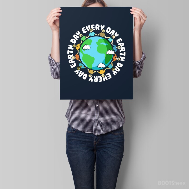 Cute Earth Day Art Classroom Decor Earth Day Poster | Etsy