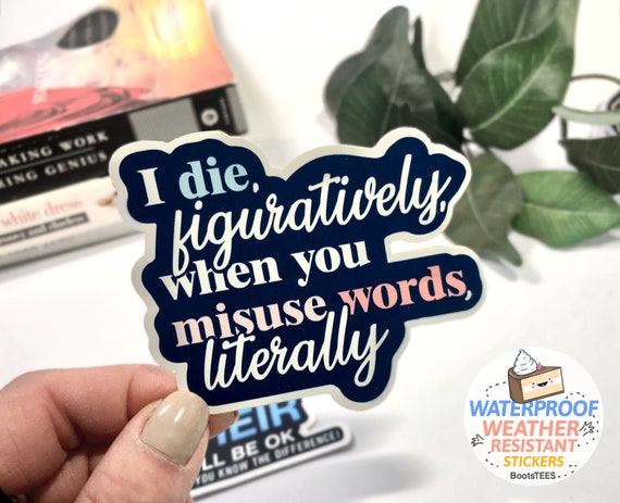 Grammar Sticker Set Waterproof Stickers for Hydroflask - Etsy