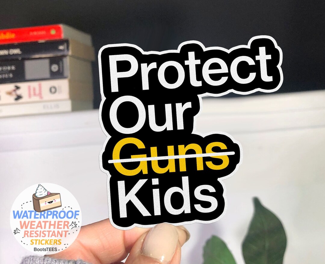 Gun Control Sticker, WATERPROOF Vinyl Decal, End Gun Violence Sticker ...