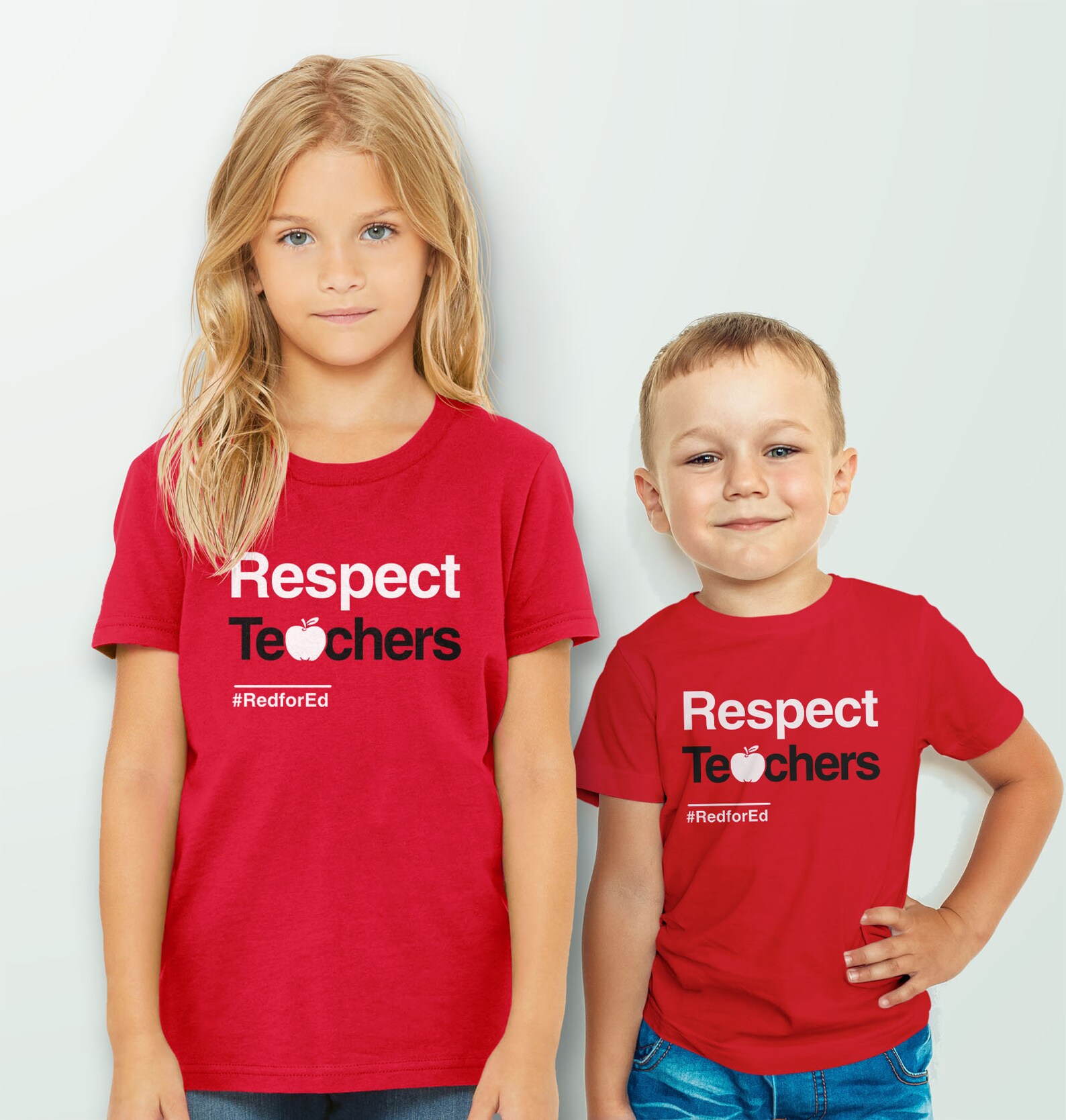 Respect Teachers Shirt Red for Ed Teacher T Shirt Support - Etsy