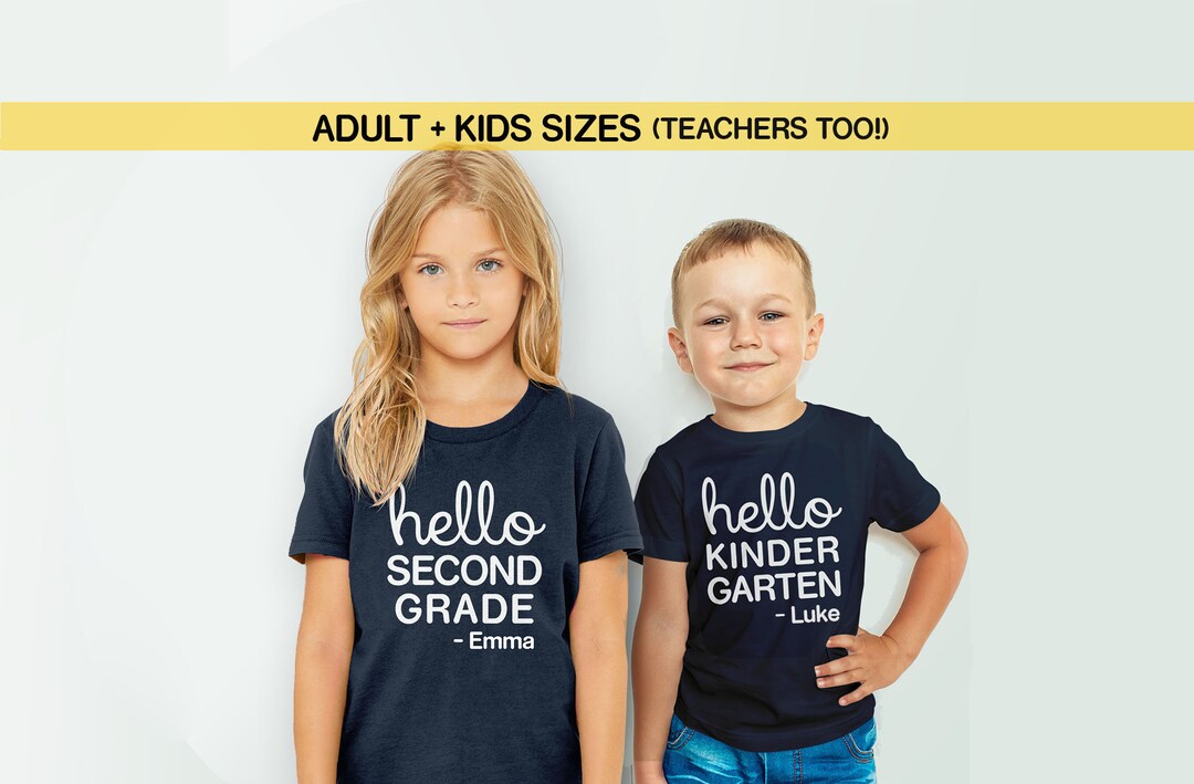First Day of School Shirt for Boys Girls or Teachers 1st Day of ...