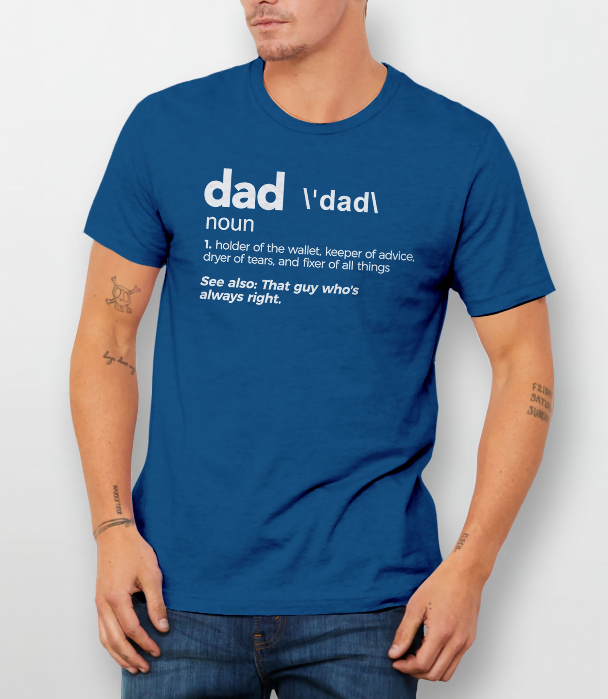 Personalized Dad Gift, Dad Definition Shirt, Dad Tshirt, Custom Dad ...