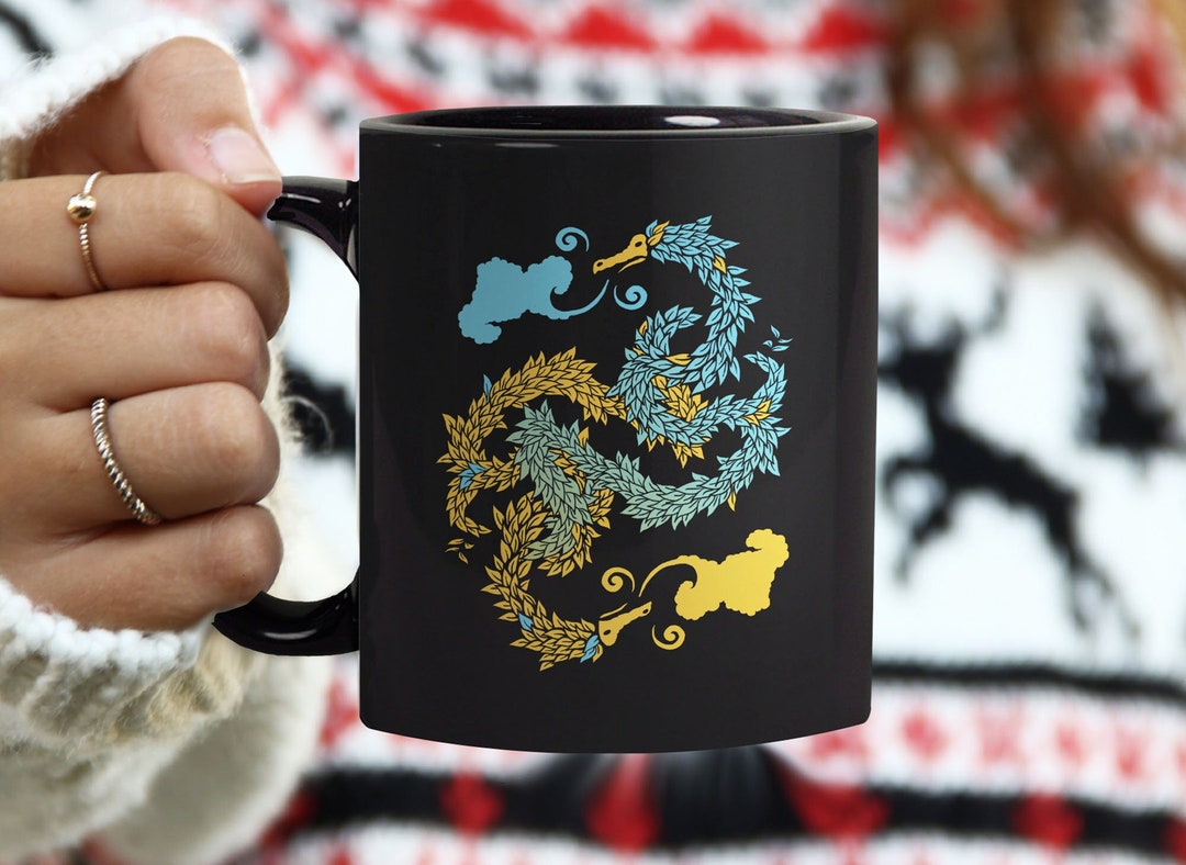 Chinese Dragon Mug, Chinese New Year Gift, Artistic Mug With Design ...