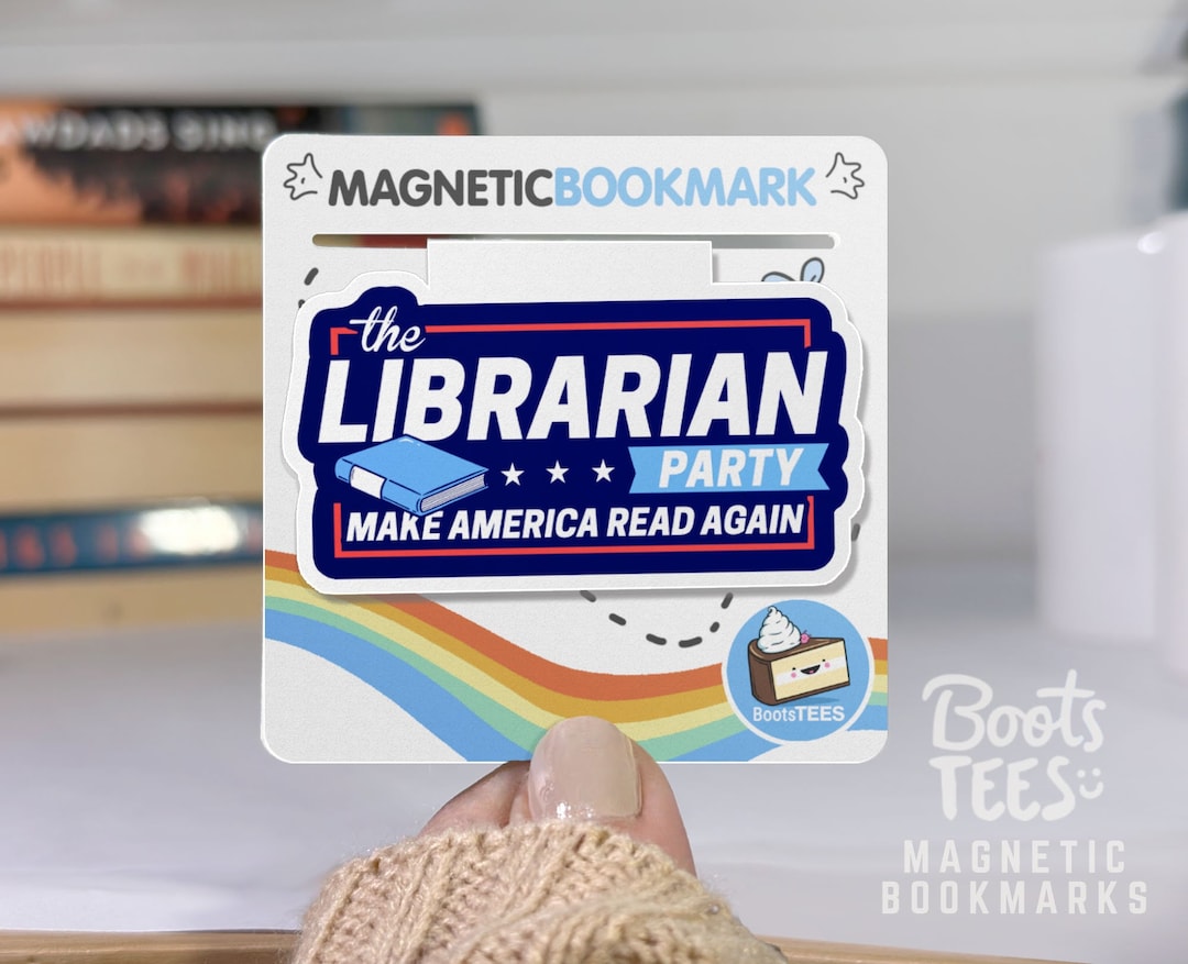 Librarian Party Bookmark, Funny Library Gift for Book Lover, Quote ...