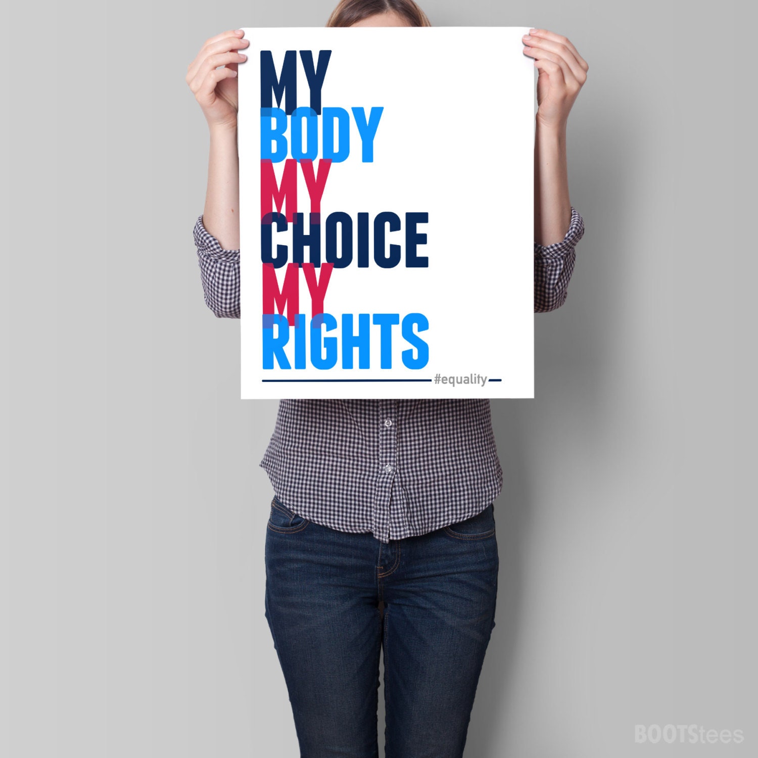 Womens Rights Poster PRINTABLE protest sign feminist | Etsy