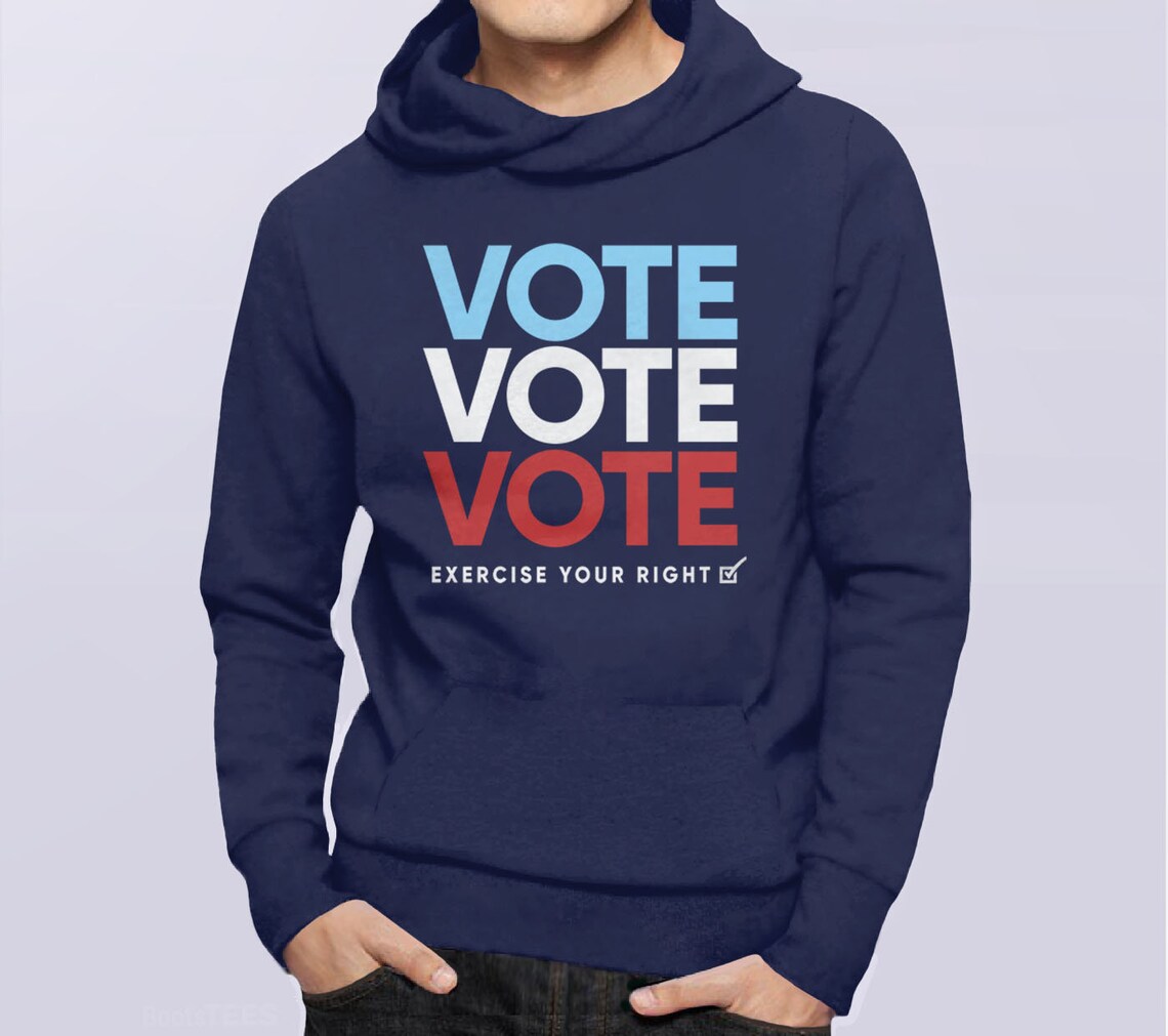Vote Sweatshirt for Women or Men Voting Hoodie Political | Etsy