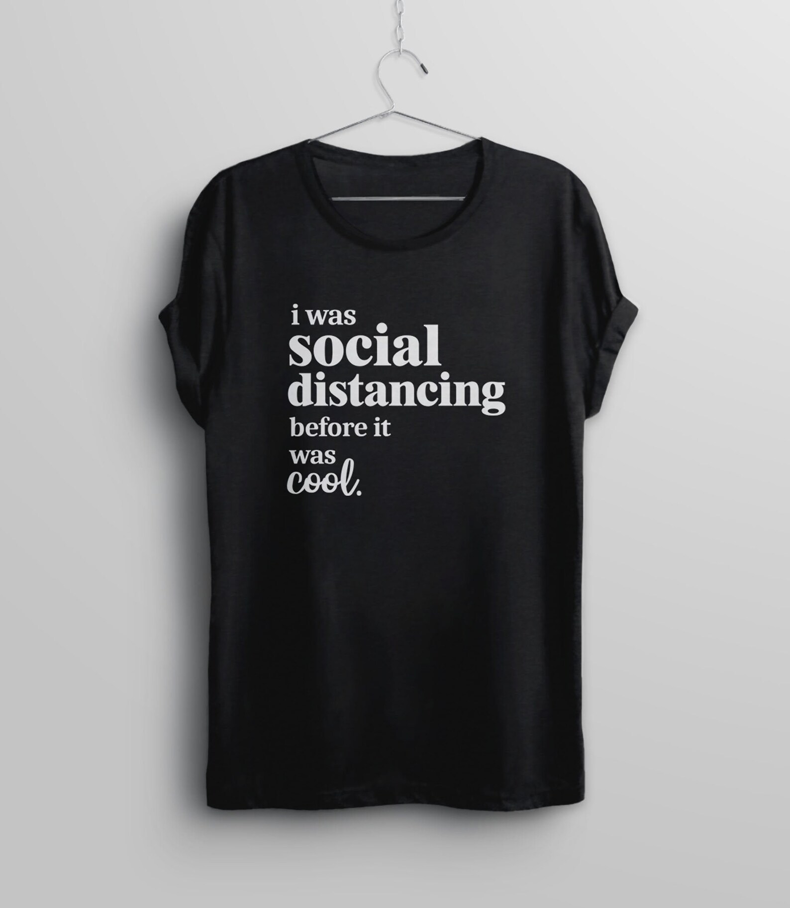 Social Distance Shirt for Women or Men, Funny Social Distancing Tee ...