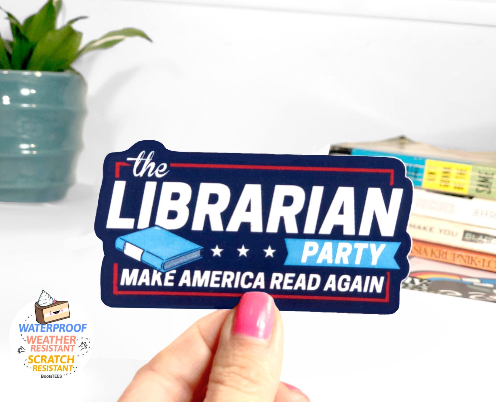 Cute Reading Sticker Pack Book Stickers for Water Bottle or - Etsy