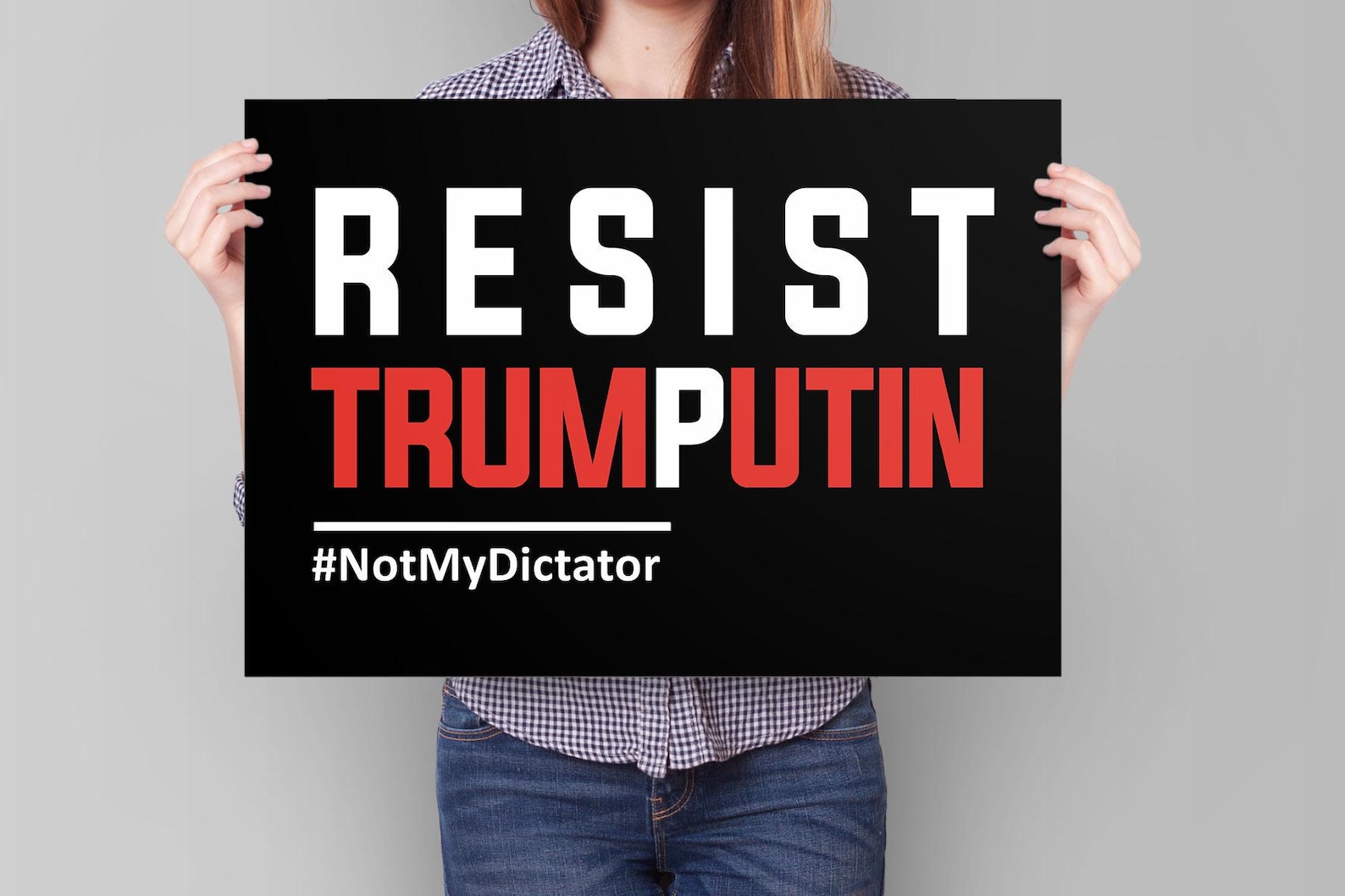 Resist Trump Putin Sign PRINTABLE, Protest Poster, Anti-trump Poster ...