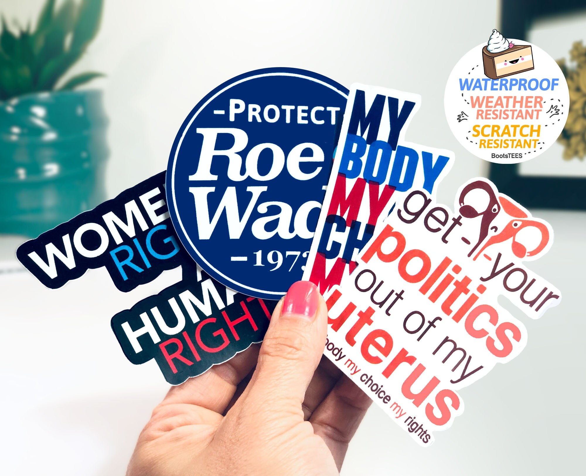 Womens Rights Sticker Pack Pro Choice Sticker Set for Laptop - Etsy