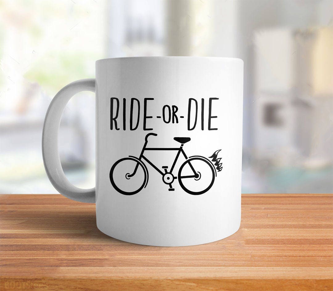 Funny Cycling Gift for Bike Lover Mug, Funny Bike Mug, Bicycle Coffee ...