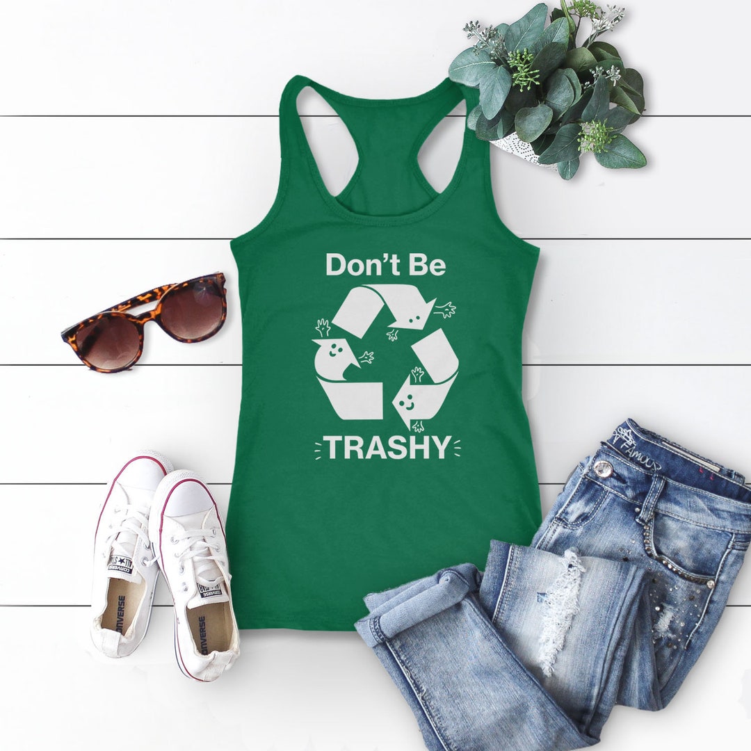 Recycle Tank Top for Women | Funny Summer Tank With Saying, Cute ...