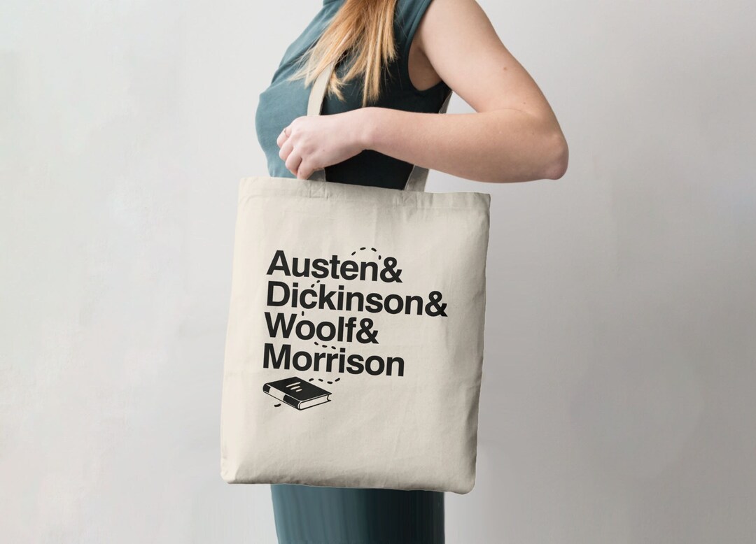 Female Authors Tote Bag, Women of Classic Literature Gift for Book Nerd ...