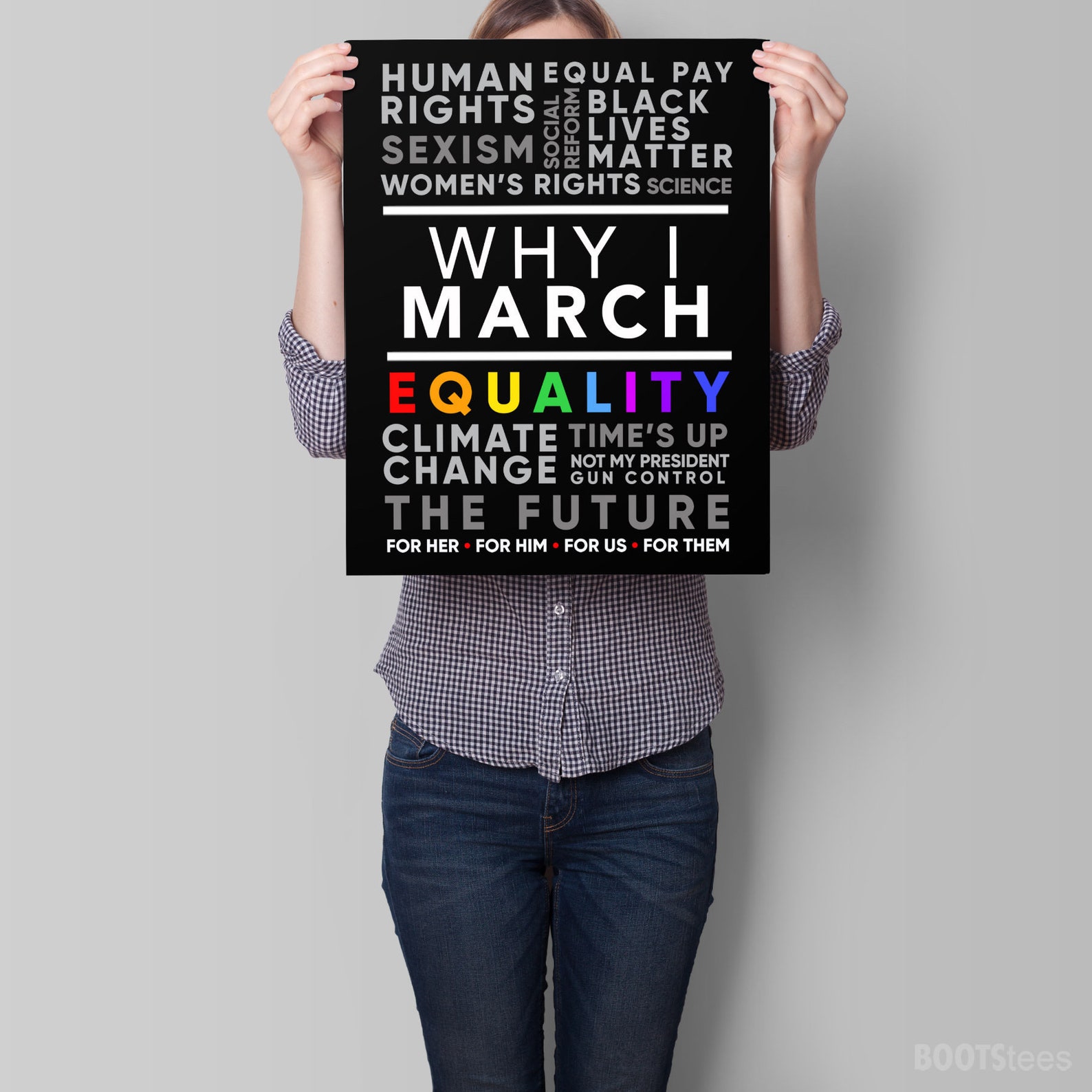 Why I March Protest Sign PRINTABLE | Womens March Sign Download ...