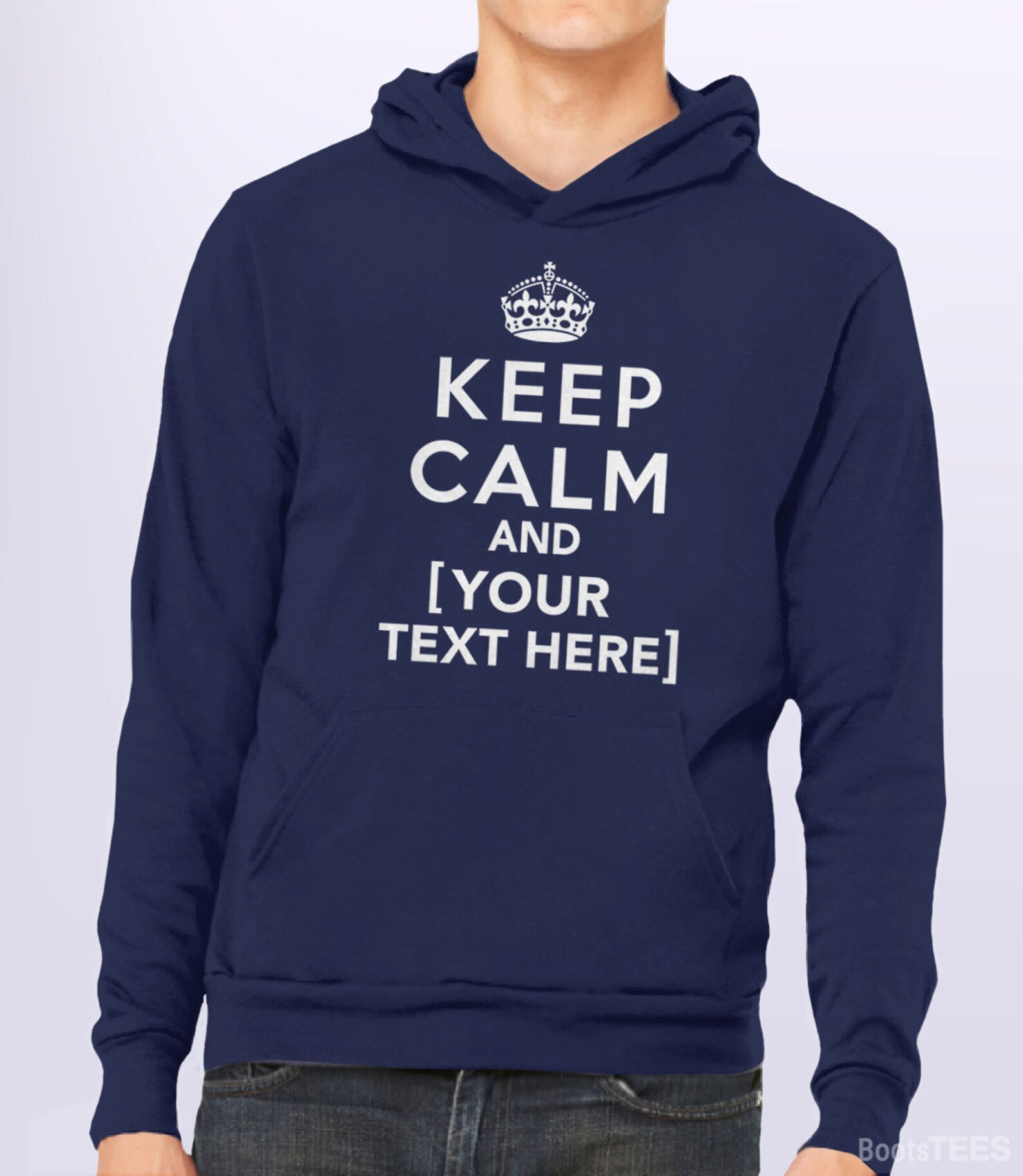 Custom Clothing Custom Keep Calm Shirt Keep Calm Hoodie | Etsy