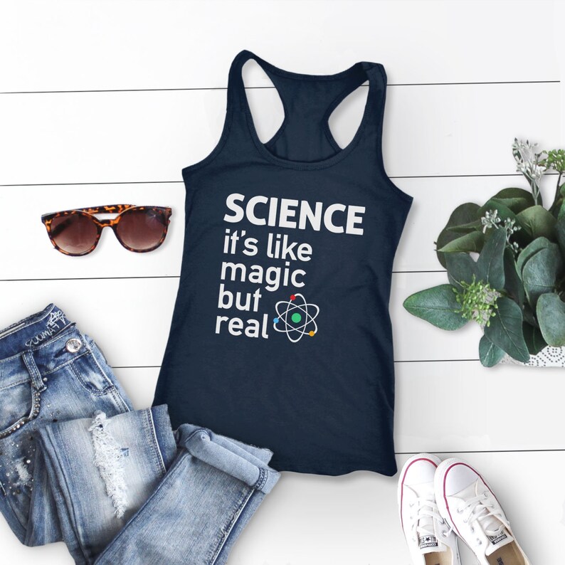 Science Tank Top Women Tank Top Funny Tank Top With Saying - Etsy