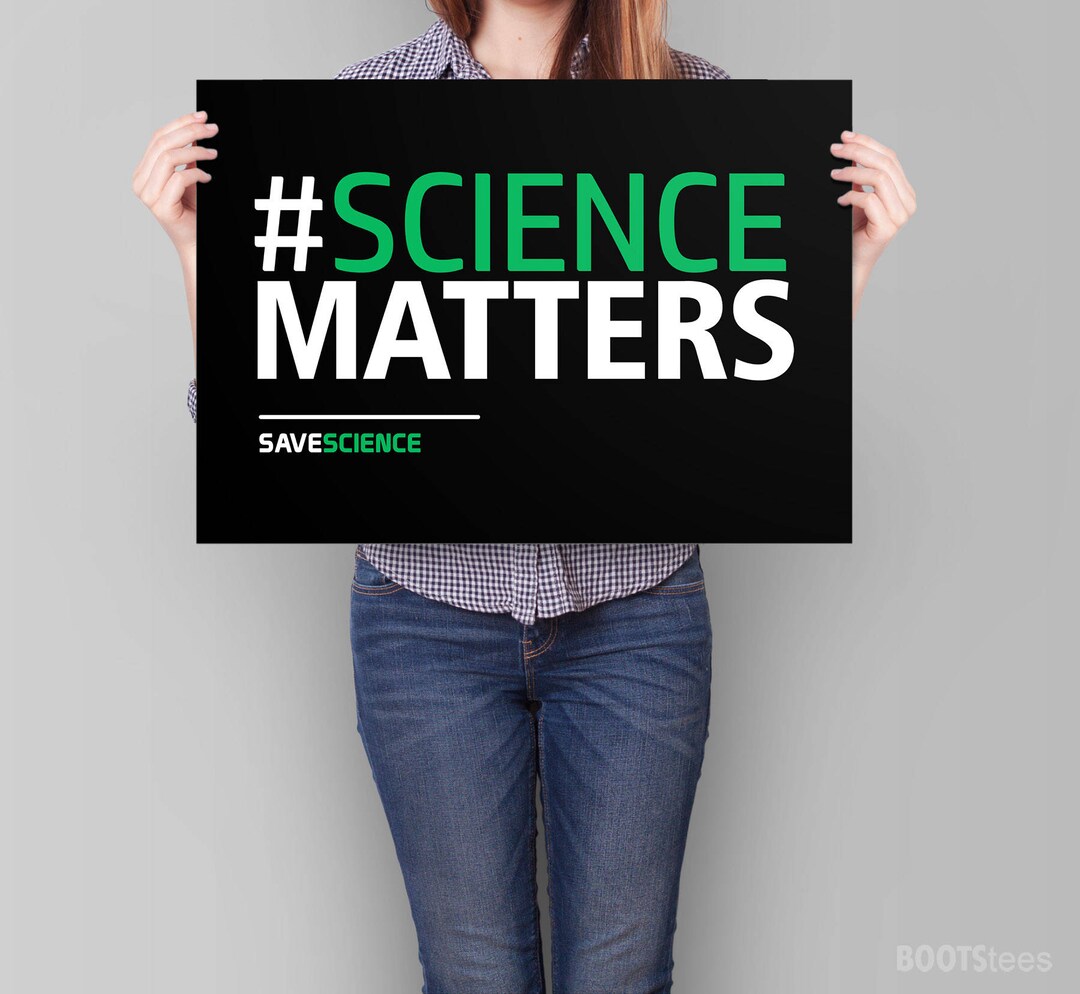 Science Protest Sign, PRINTABLE Science March Download, March for ...