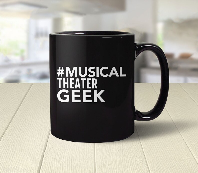 Musical Theater Mug | Theatre Gift, Broadway Musical Theater Lover Gift ...