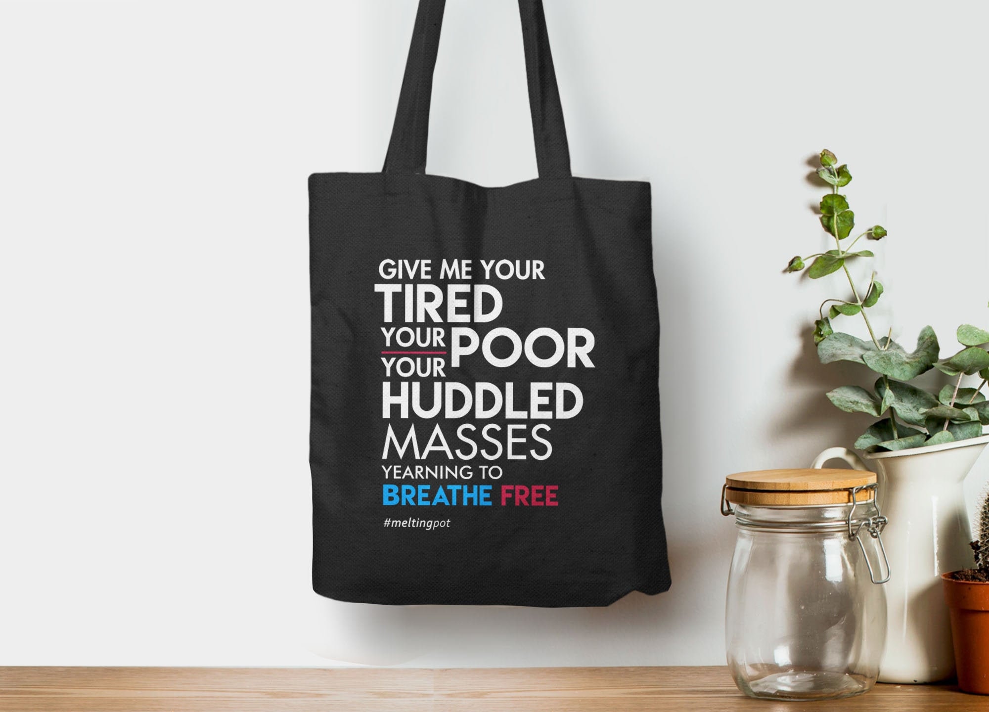 Pro Immigrant Quote Tote Bag, Quote Totebag for Border Policy Change ...