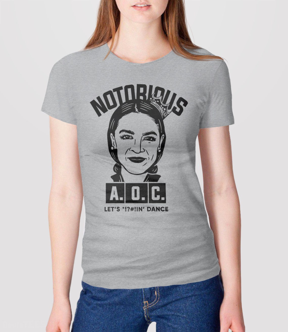 Alexandria Ocasio-cortez Shirt Notorious AOC Tshirt Women - Etsy