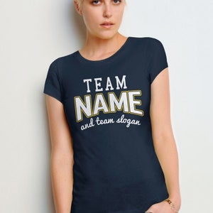Custom Team Shirts | Personalized Tshirts With Customized Text ...