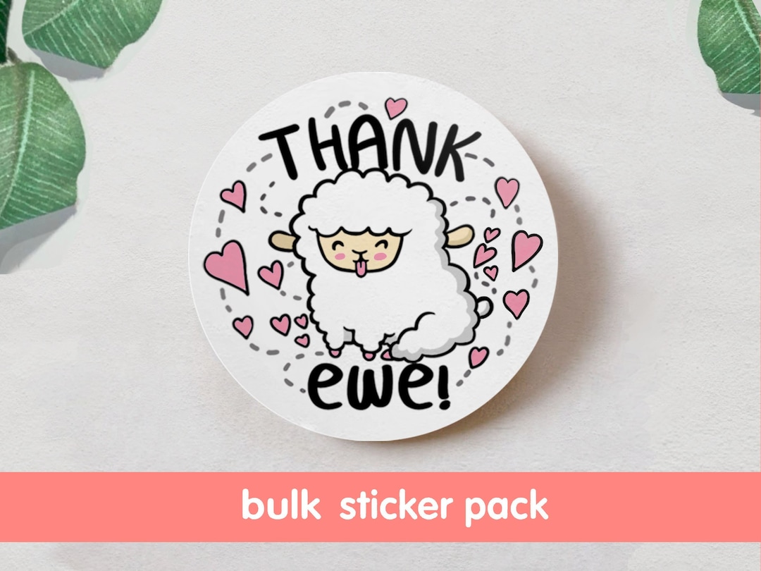 Cute Thank You Stickers for Small Business, Stickers for Packaging ...