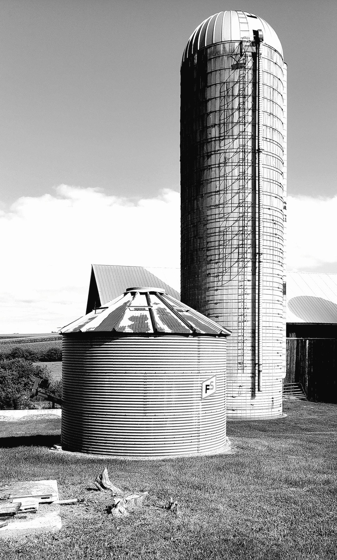 Rustic Farmhouse Silo : Wisconsin Farm Photography - Etsy