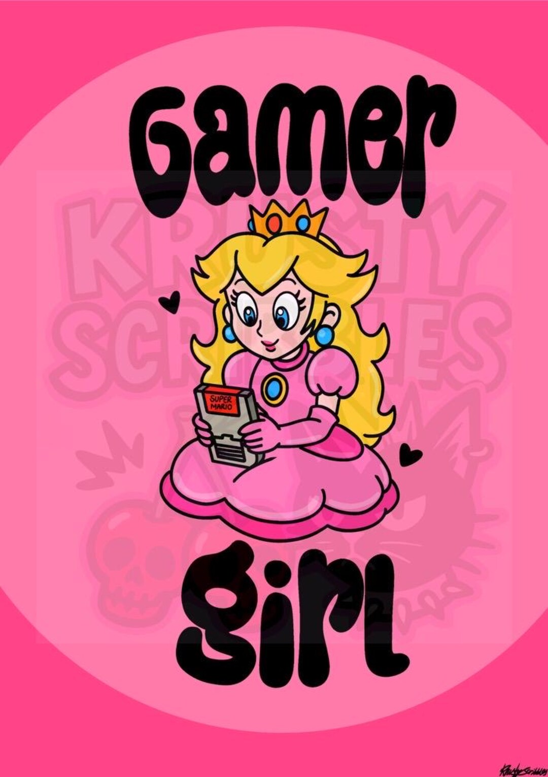Princess Peach Gamer Girl - Etsy UK