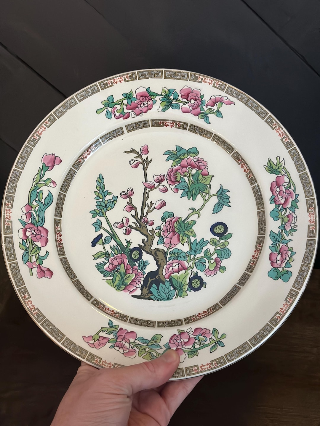 English Made Asian Style Decorative Plate - Etsy