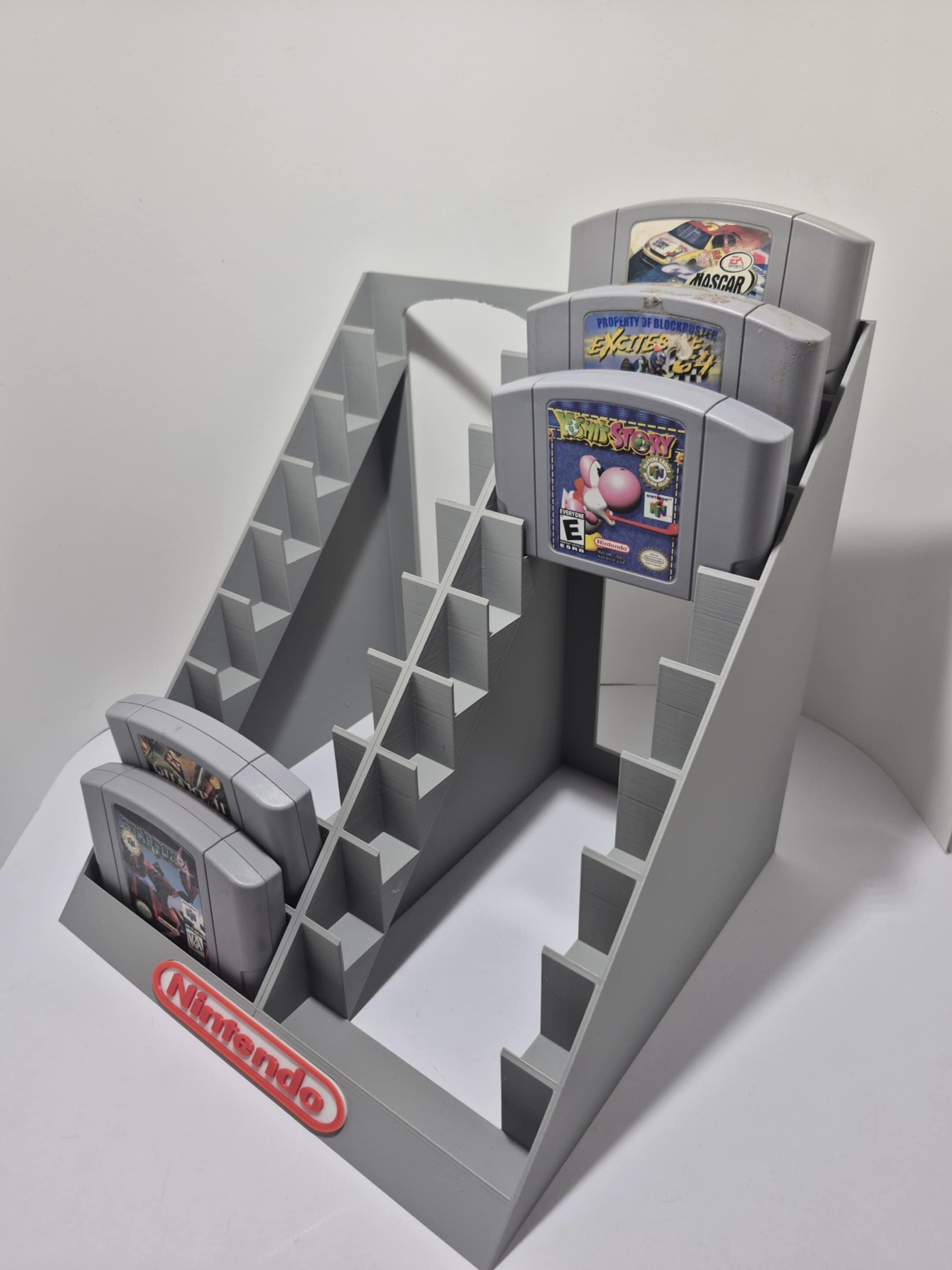 Nintendo 64 N64 Cartridge Display Stand – Holds 18 Games - Etsy