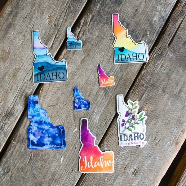 Idaho Stickers - Etsy