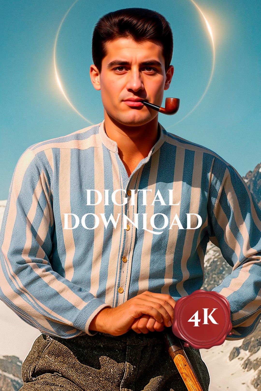 Saint Pier Giorgio Frassati on the Mountain – Catholic Digital Art for ...