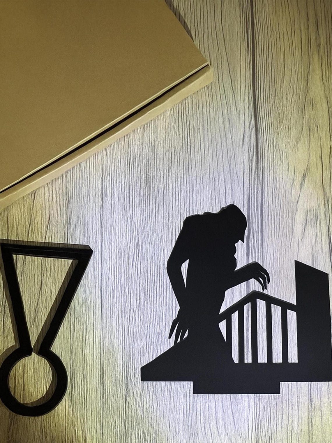 Nosferatu Tealight Shadow Caster, Tealight Halloween Decor, Halloween ...