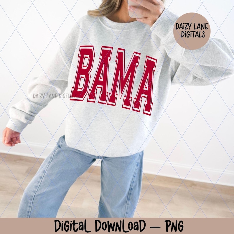 Alabama Png | Alabama State Png | Crimson Varsity Letters | Game Day ...
