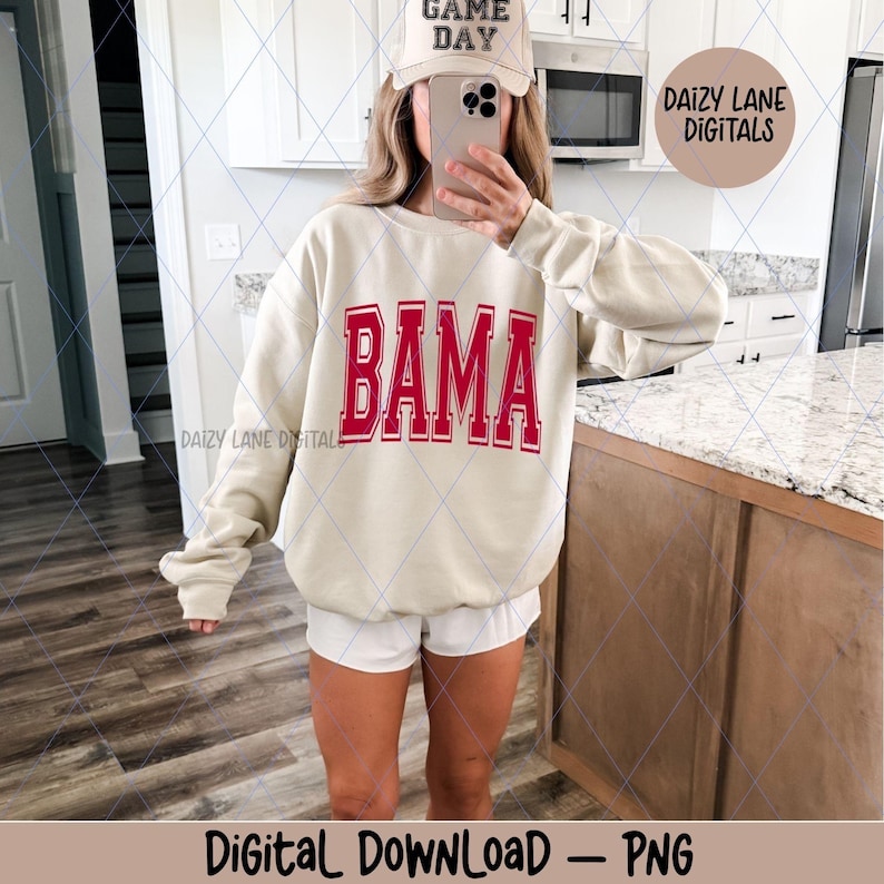 Alabama Png | Alabama State Png | Crimson Varsity Letters | Game Day ...