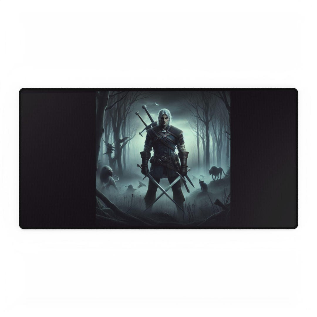 Witcher Desk Mat, Gaming Mouse Pad, Office Decor, Stylish Writing ...