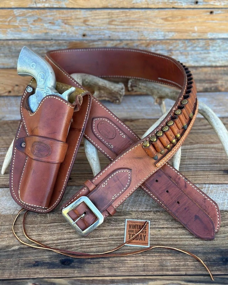 Leather the Duke Rig, John Wayne Holster, SASS, CAS Cowboy Action ...