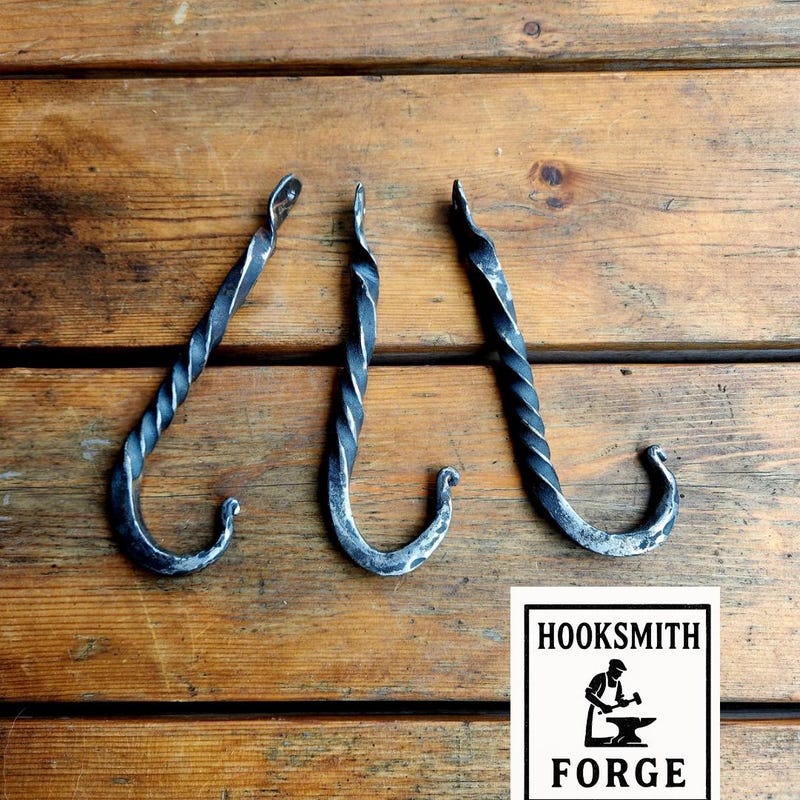 Hand Forged Hook - Etsy