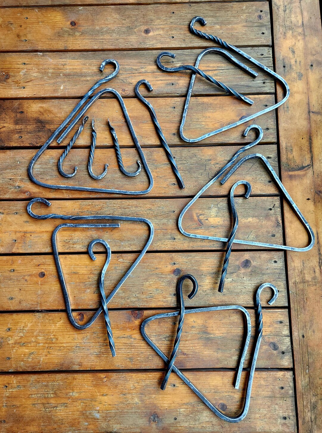 Hand-forged Triangle Dinner Bell – Rustic Farmhouse Dinner Bell ...