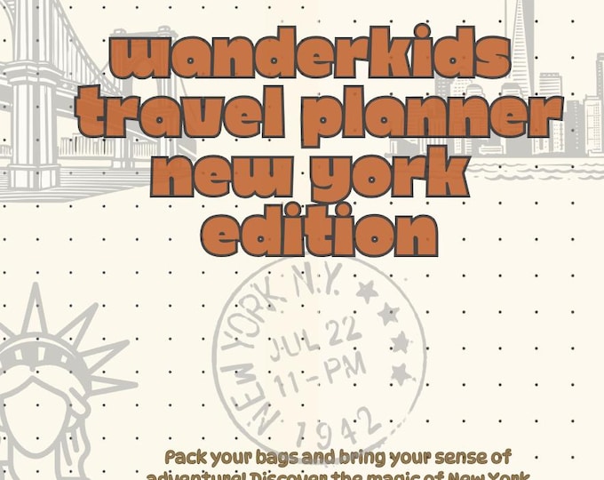 Printable Activities for Kids, Coloring Book, Journal Bundle - New York ...