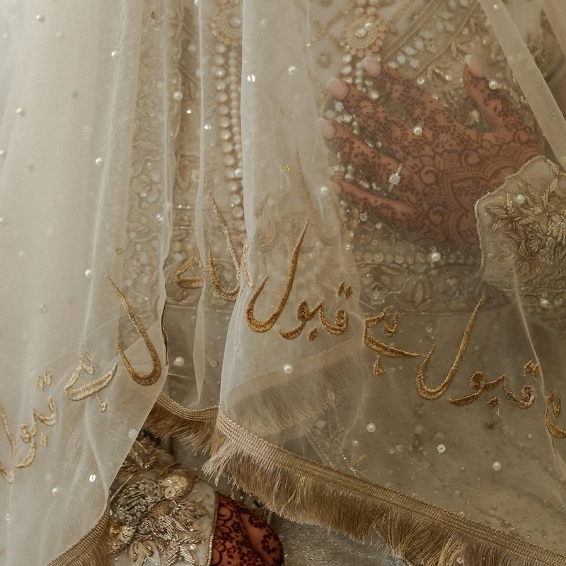 Dupatta for Nikah - Etsy
