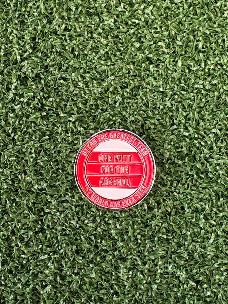 Arsenal Golf Ball Marker & Divot Tool | Soccer Fan Gift - Etsy