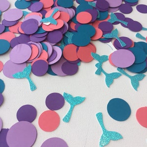 Mermaid Confetti, Mermaid Party Decor, Princess Birthday, Mermaid ...