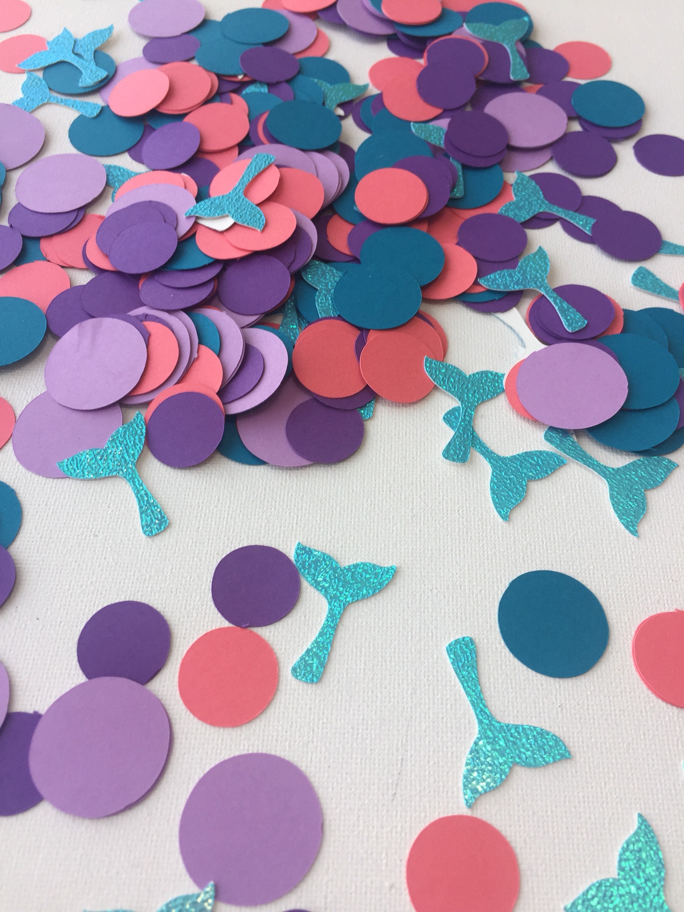 Mermaid Confetti, Mermaid Party Decor, Princess Birthday, Mermaid ...