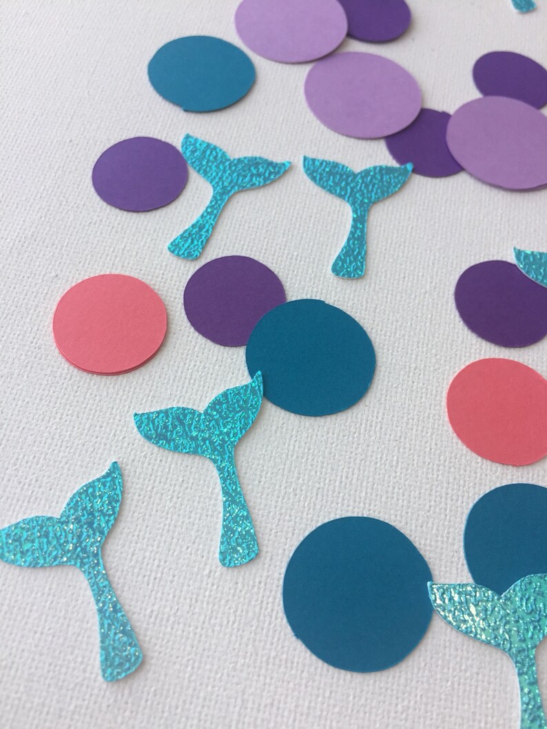 Mermaid Confetti, Mermaid Party Decor, Princess Birthday, Mermaid ...