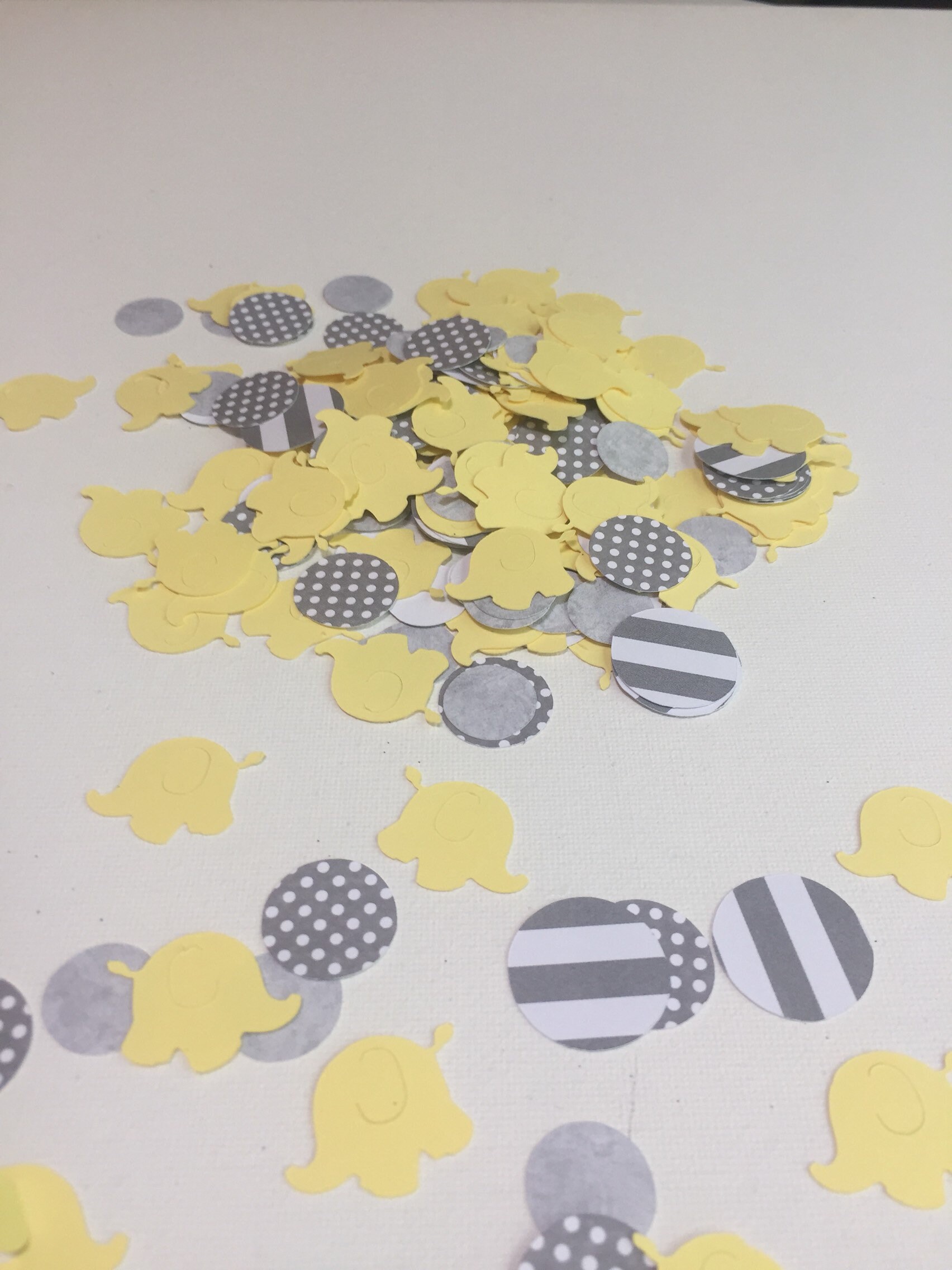 Elephant Baby Shower Decor, Elephant Confetti, Boy Baby Shower, Baby ...