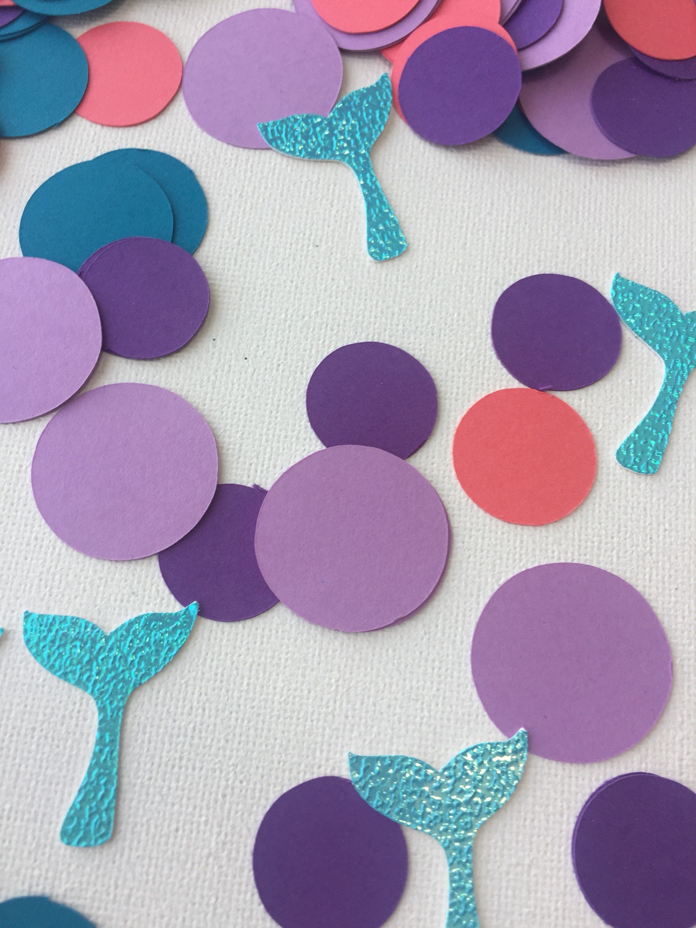 Mermaid Confetti, Mermaid Party Decor, Princess Birthday, Mermaid ...