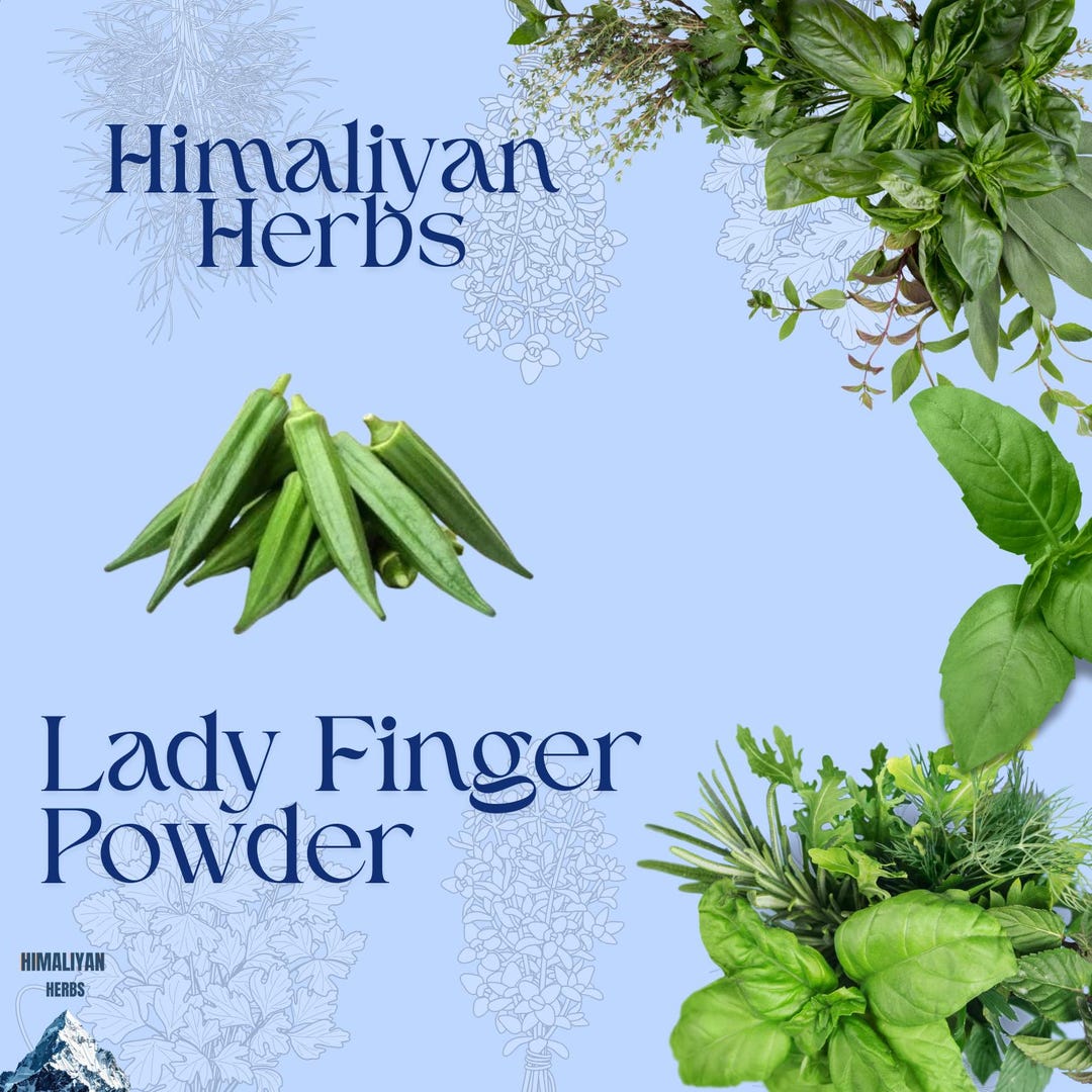 Lady Finger Powder, Bhindi Powder, Abelmoschus Esculentus, Okra Powder ...