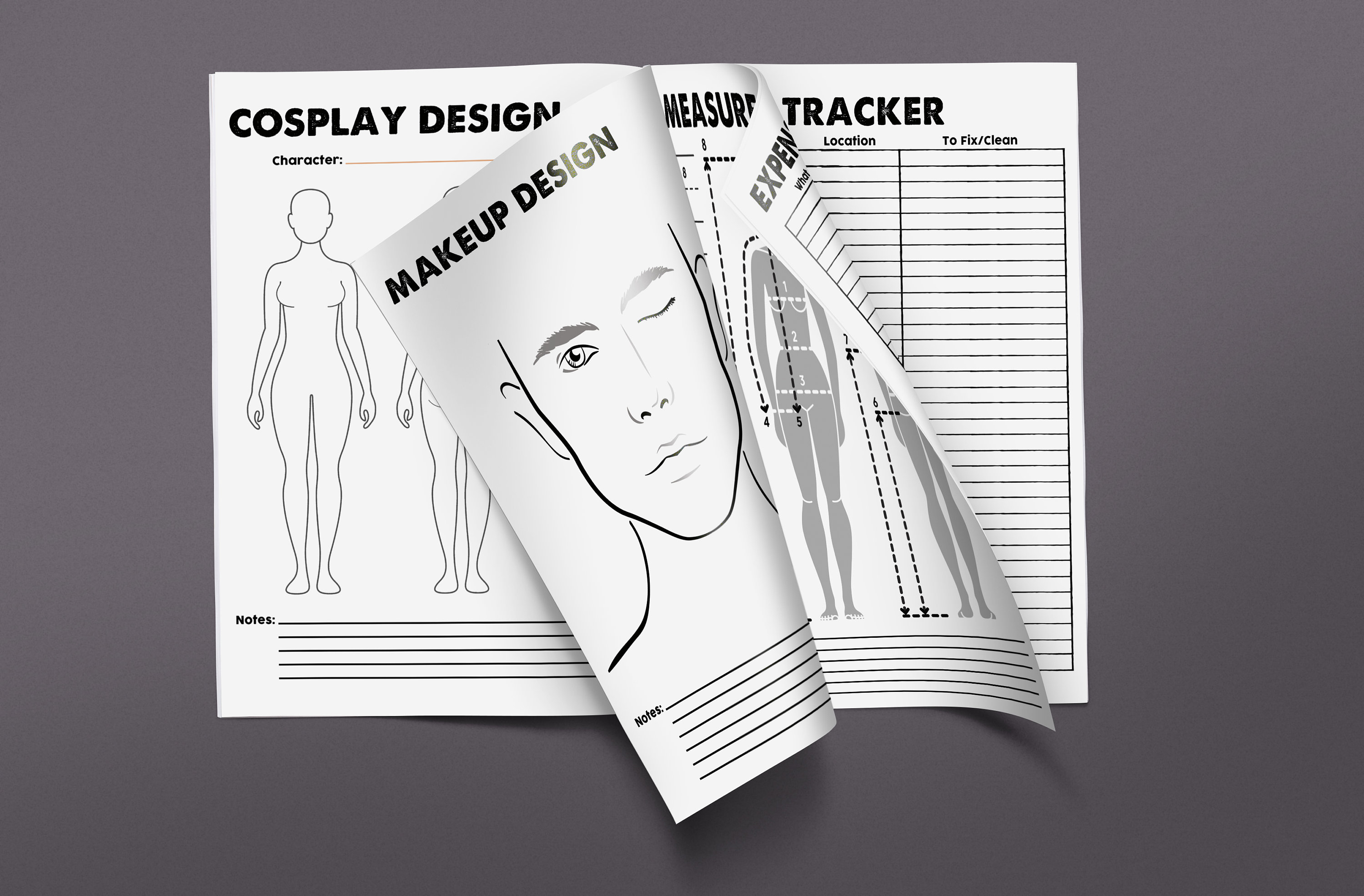 Downloadable and Printable Cosplay Planner — NO SLEEP TILL COSPLAY